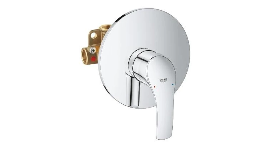 GROHE Eurosmart új egykaros zuhanycsaptelep falsík alatti egységgel ...